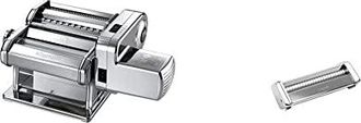 Marcato Atlasmotor Machine à Pâtes avec Moteur & 022501 Linguine Accessoire pour Machine à Pâtes Atlas 150 Acier Gris