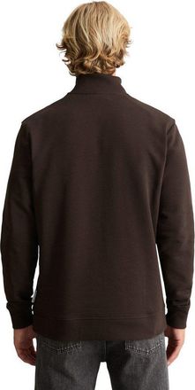 Marc O'Polo Denim Sweatshirt Troyer aus reiner Bio-Baumwolle