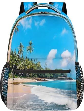 Generic Magnifique Paysage De Plage Et De Ciel Sac &Agrave; Dos Confort Cartable Scolaire Unisexe Sacs A Dos Pour Voyage V&eacute;lo Ordinateur Portable 29X40Cm
