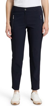 Betty Barclay Damen Stretch-Hose mit elastischem Bund dunkelblau,48