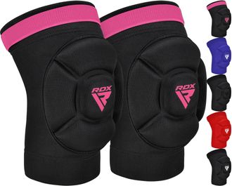 RDX Sports Knieschoner f&uuml;r MMA Kickboxen und Muay Thai Training, Schaumstoff Gepolsterte Unterst&uuml;tzung Kniest&uuml;tze Guard, Kampfsport Grappling Schutzkleidung K&auml;fi