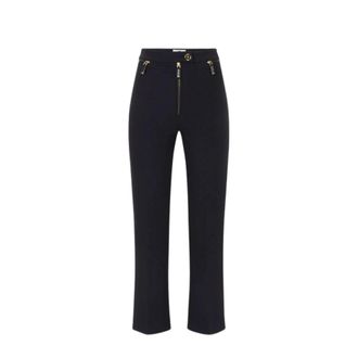 Elisabetta Franchi Slim-fit Hosen - - Trousers - Damen - Schwarzk - XL