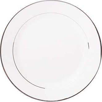 Ambition Dessertteller Aura Silver 16,5 cm Essteller Kuchenteller Fr&uuml;hst&uuml;ckteller Porzellan modern elegant