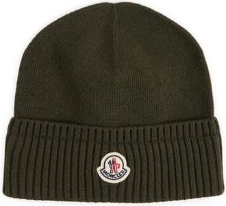 Moncler Bonnet uni en laine vierge et cachemire