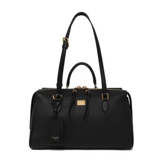 Dolce & Gabbana Tasche mit Henkel aus Leder - - Bags - Damen - Schwarzk - ONE SIZE