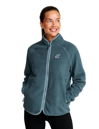 RevolutionRace Canyon Full-Zip Pile Fleece für Damen, Outdoor Fleecejacken perfekt für Wanderungen und Outdoor-Abenteuer, Orion Blue/Blue Mirage, S