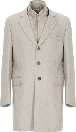 Fay Homme, Manteaux, Beige, Taille: S Double Coat
