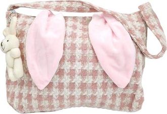 Generic Sac fourre-tout Lapin - Sac de voyage avec fermeture &eacute;clair, sac fourre-tout de P&acirc;ques | sac de plage &agrave; la mode, sac fourre-tout d&eacute;contract&eacute; portable 