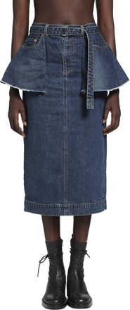 sacai Denim Skirt