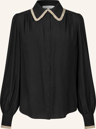 Kudibal Copenhagen Dea Kudibal Bluse Uma Mit Seide Und Plissees schwarz