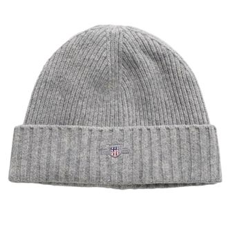 GANT Cotton Blend Logo Beanie