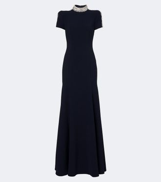 Jenny Packham Robe longue Mesa &agrave; ornements