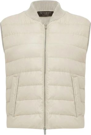 PESERICO Femme, Vestes, Beige, Taille: 42 FR Gilet Matelass&eacute;
