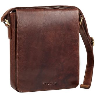 STILORD Cosmo Vintage Ledertasche Herren Umhängetasche Mittel-Groß Messenger Bag Kompakt für 12 Zoll Tablet Schultertasche Männer Herrentasche Crossbody Bag E