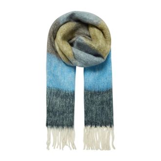 Ichi Ichi, Femme, Accessoires, Bleu, Taille: ONE Size Winter Scarves