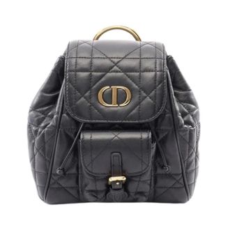 Dior Pre-owned Cuir sacs-dior - Femme - Pre-owned - Noir - Taille: ONE Size