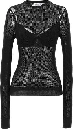 Off-white Top - Schwarz