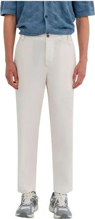 Murphy & Nye Homme, Pantalons, Blanc, Taille: W36 Cropped Pantalons