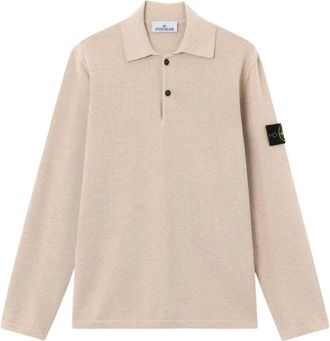 Stone Island Homme, Tops, Beige, Taille: L Ls Polo