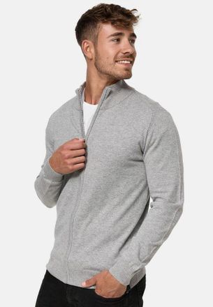 Indicode Strickjacke Herren Lau Herrenstrickjacke