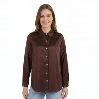 Am&eacute;lie & Am&eacute;lie Blouse Leonia - Femme - Blouses et Chemises - Brun - Taille: 46 FR