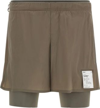 SATISFY Satisfy, Homme, Shorts, Brun, Taille: S Bermuda Shorts