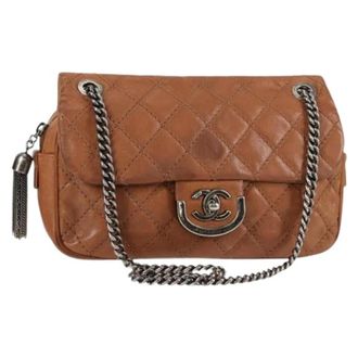 Chanel Pre-owned Vintage Schultertasche - - Pre-owned - Damen - Braun - ONE SIZE