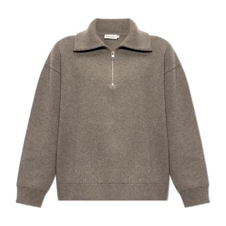 Frame Denim Retro Polo Pullover - - Knitwear - Herren - Braun - XL