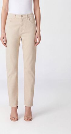 Brunello Cucinelli High-Waist-Skinny-Jeans aus Stretch-Denim mit Monili-Stickerei