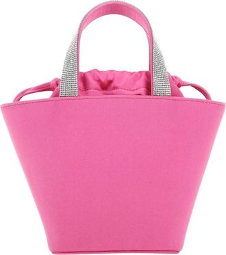 Amina Muaddi Femme, Sacs, Rose, Taille: ONE Size Rih Bucket Bag