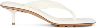 Bottega Veneta Femme, Chaussures, Blanc, Taille: 40 EU Sampieri Thong
