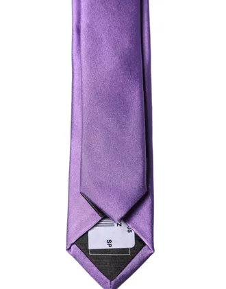 Dolce & Gabbana Silk Solid Necktie - Purple
