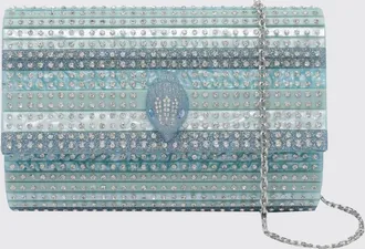 Kurt Geiger Mini sac &agrave; main Party Eagle &agrave; rayures multicolores avec cristaux