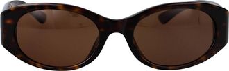 Balenciaga Lunettes De Soleil - Marron