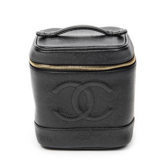 Chanel Crossbody Bags - CC Tall Vanity Case - Gr. unisize - in Schwarz - f&uuml;r Damen