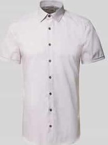 Olymp Level 5 Slim Fit Business-Hemd mit Kentkragen