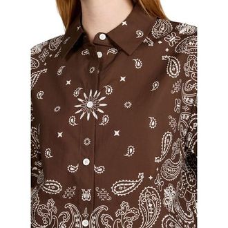 Suncoo Chemisier Luz &agrave; motif bandana en coton