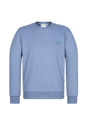 Naketano Herren Sweatshirt Rainerius, Farbe:Blue Melange, Gr&ouml;&szlig;e:XXL