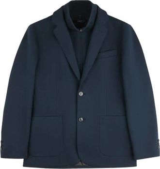 Fay Dekonstruierter Blazer - - Jackets - Herren - Blau - 2XL