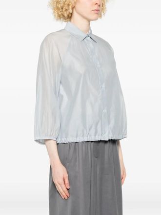 PESERICO Womens Toggle-Detail Shirt Ss26 W
