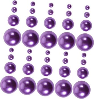 Lurrose 110 St&uuml;ck Schwimmende Perlen aus ABS Unechte Perlen ohne Loch als Vasenf&uuml;ller und Dekoration f&uuml;r Wohnraum und Festlichkeiten