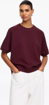 Arket Sweatshirt Aus French Terry -Rot