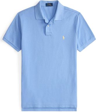 Ralph Lauren Piqu&eacute;-Poloshirt mit Pony-Stickerei, Custom Slim Fit in