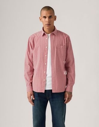 Levi's Sunset Standard Pumice Stone Co - Hemd in Rot mit einer Brusttasche