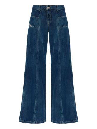 Diesel jean D-Akii 09n61 &agrave; poches avant - Bleu