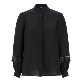 Kiton Leinenhemd - - Blouses & Shirts - Damen - Schwarzk - S