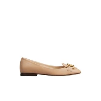 Tod's Ballerina aus Leder mit Accessoire - - Shoes - Damen - Beige - 41 EU
