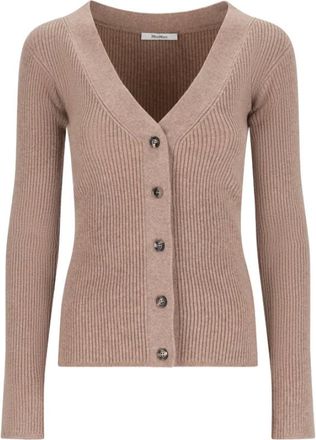 Max Mara Femme, Pulls, Beige, Taille: 40 FR Mxmgioiosa Cardigan