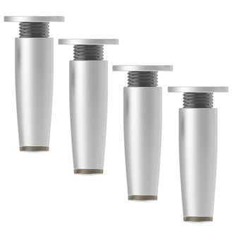 Generic M&ouml;belbeine 4er-Set, Metall Mit Schrauben Und Rutschfester Unterseite, Tischbeine, Konische Schrankf&uuml;&szlig;e Badezimmer, F&uuml;r Sofas, Couchtische, Kommodenf&uuml;&szlig;