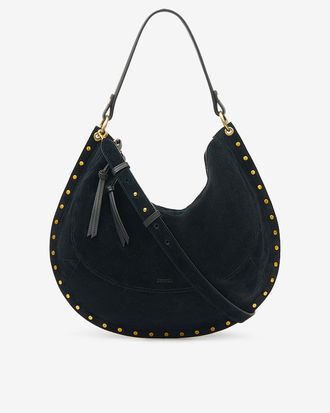 Isabel Marant Sac Oskan Soft L En Cuir Velours - - Noir - - Isabel Marant